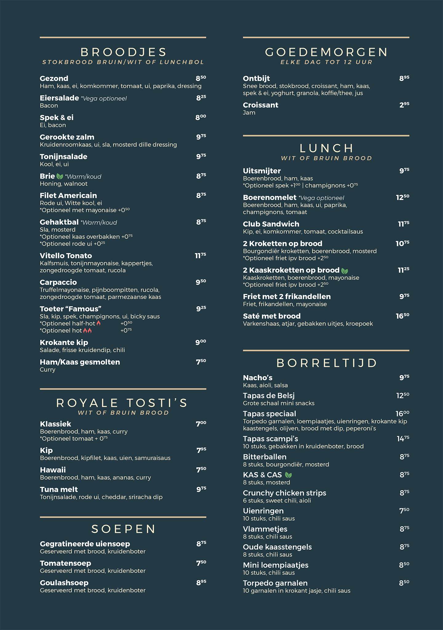 Menukaart - Grand Cafe Kromme Toeter | De Kromme Toeter – Lunch | Diner ...